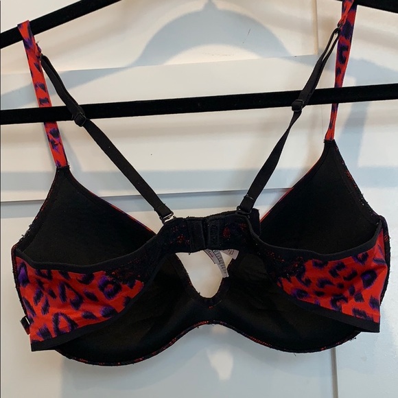 La SENZA | Intimates & Sleepwear | La Senza Padded Pushup Red Leopard ...